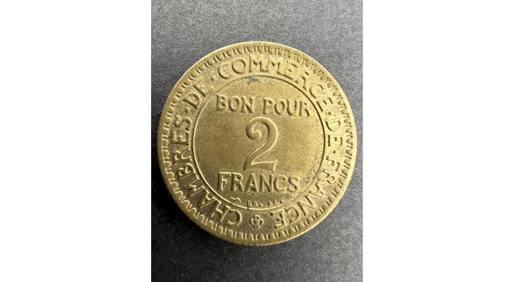 France - Two Francs - 1923 - VF - H2786France